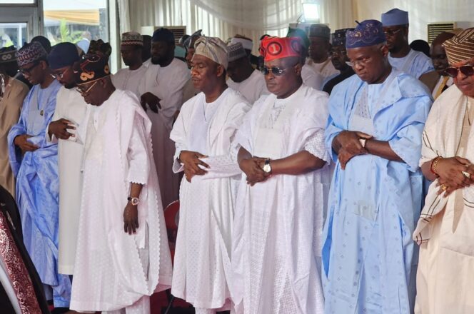 Tinubu, Atiku Observe Eid Prayers in Lagos, Abuja